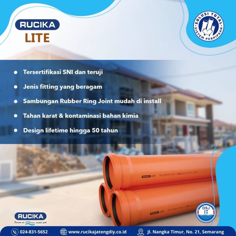 Pipa Rucika Lite (Limbah) - Distributor Rucika