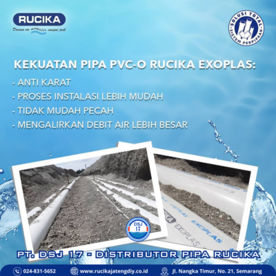 Kelebihan Pipa Rucika Exoplas dan HDPE - Distributor Rucika